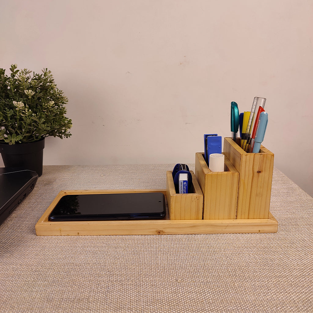 Wooden Desk Organiser 15 — Symplify